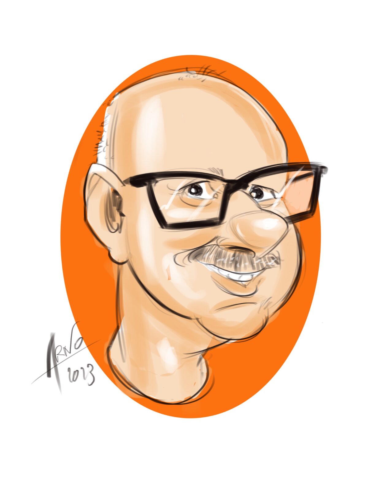 Caricature numérique sur iPad | Arno, caricaturiste digital